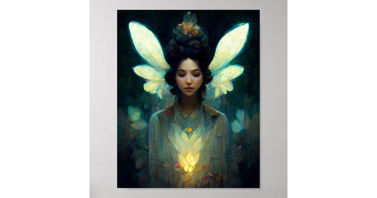 Fairy Light Fantasy Art Poster | Zazzle
