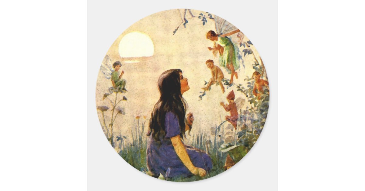 Fairy Secrets Round Stickers | Zazzle