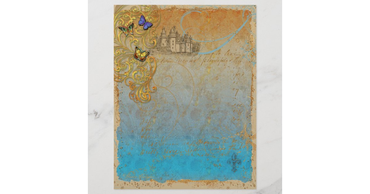 Fairy Tale Castle Stationery Letterhead | Zazzle