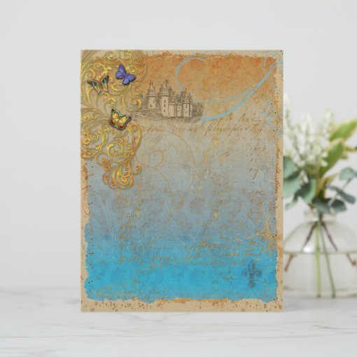 Fairy Tale Castle Stationery Letterhead | Zazzle