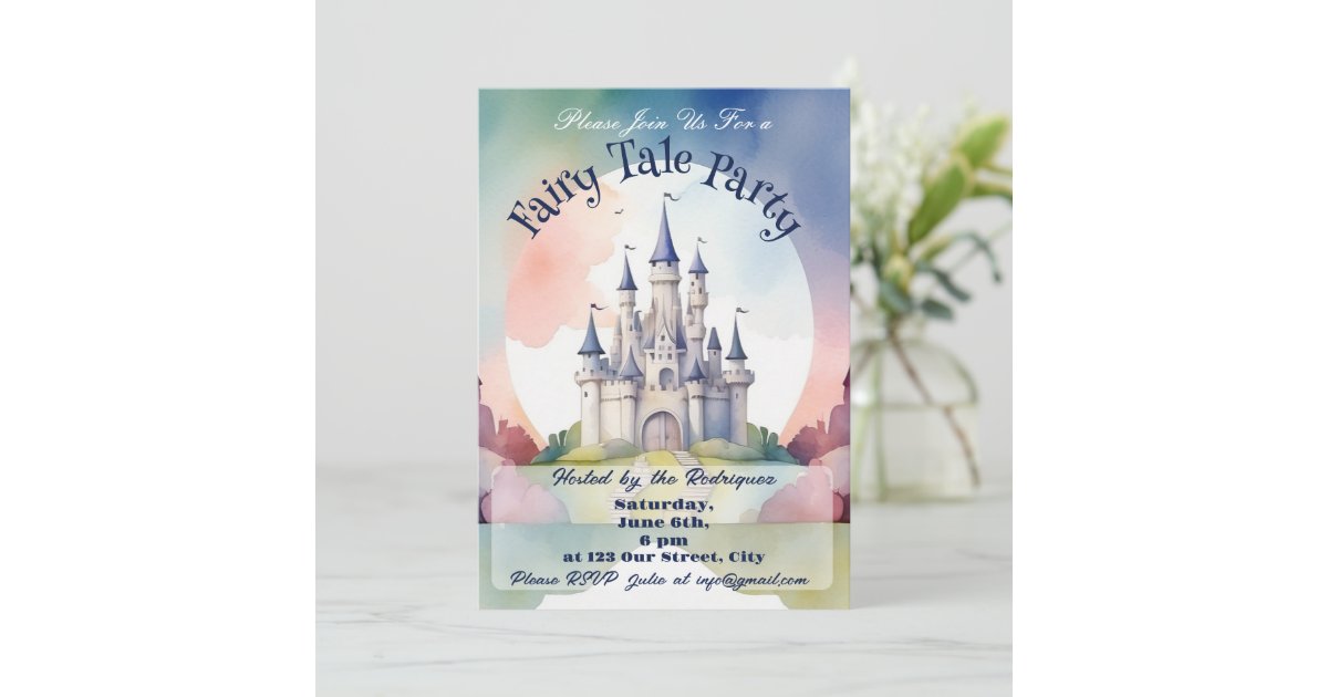 Fairy Tale Party Invitation | Zazzle