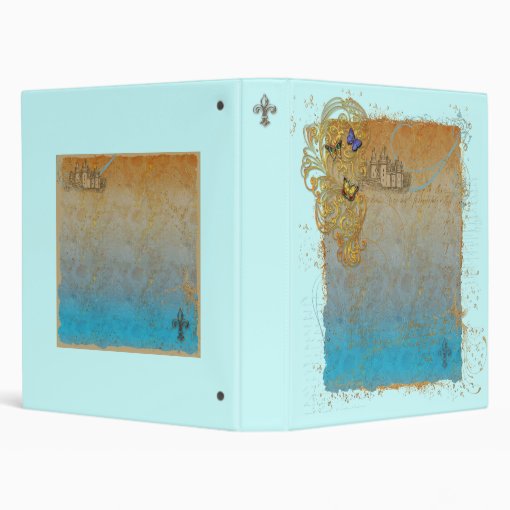Fairy Tale Storybook Castle Binder Notebook | Zazzle
