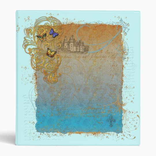 Fairy Tale Storybook Castle Binder Notebook | Zazzle.com