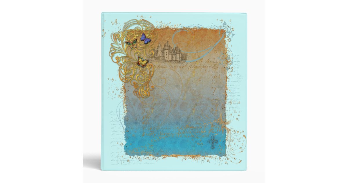 Fairy Tale Storybook Castle Binder Notebook | Zazzle