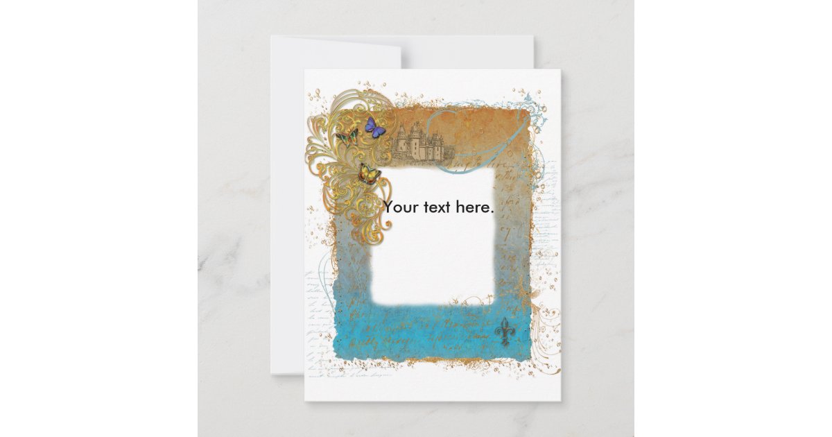 Fairy Tale Storybook Castle Invitation Card | Zazzle