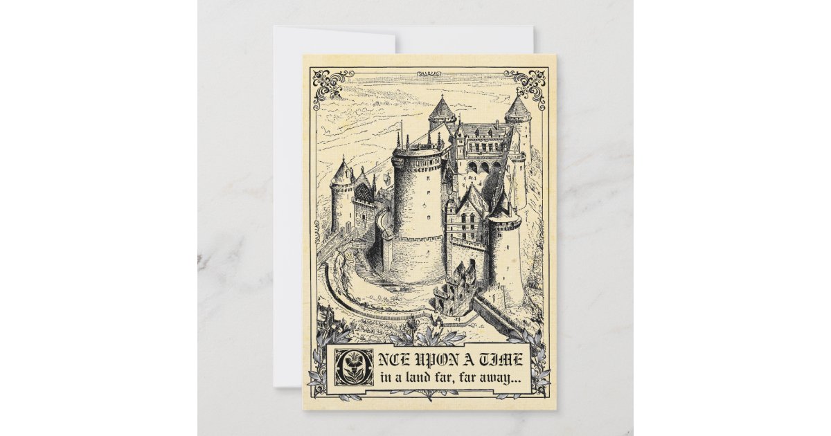 Fairy Tale Storybook Wedding Invitations | Zazzle