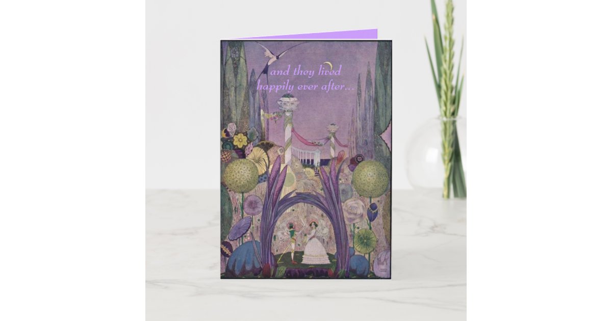 Fairy Tale Wedding Card | Zazzle