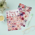Fairy Themed Birthday Party Bingo Card Game Flyer | Zazzle