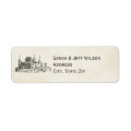 Fairytale Castle Return Address Labels | Zazzle