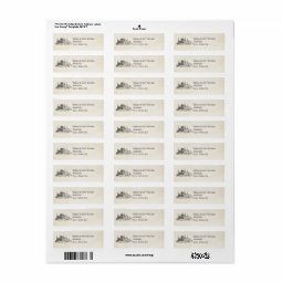 Fairytale Castle Return Address Labels | Zazzle