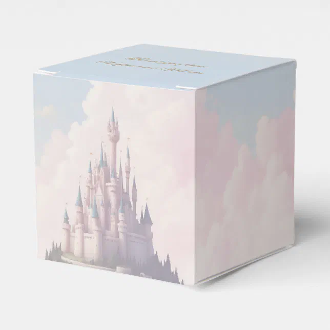 Fairytale castle wedding favor boxes | Zazzle