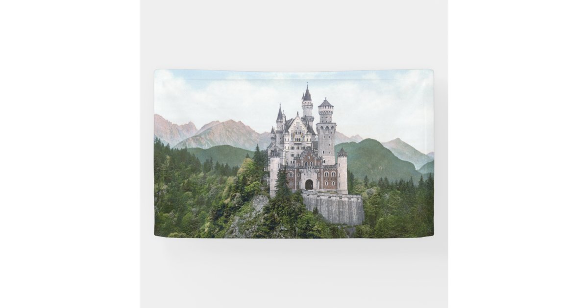 Fairytale German Castle Banner | Zazzle