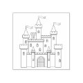Fairytale Medieval Royal Castle Rubber Stamp | Zazzle