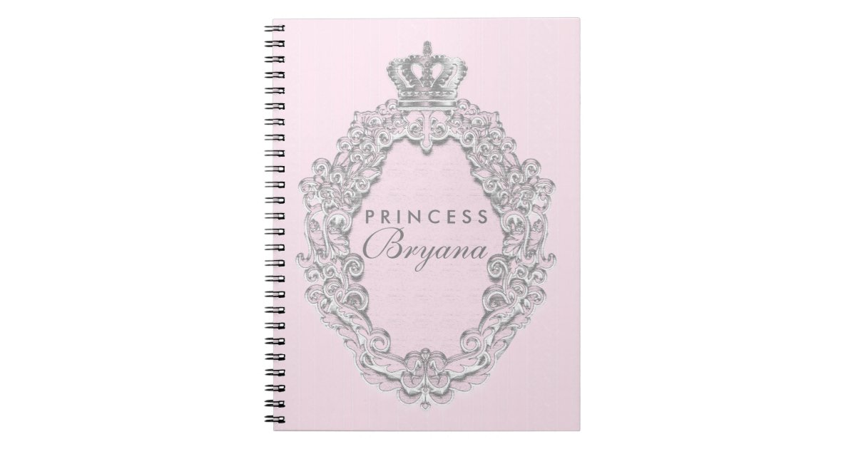 Fairytale Vintage Pink Princess Notebook Journal | Zazzle