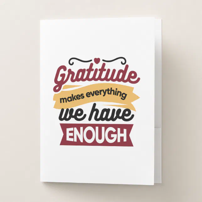 Faith and Gratitude Artwork – Uplifting Christian Pocket Folder | Zazzle