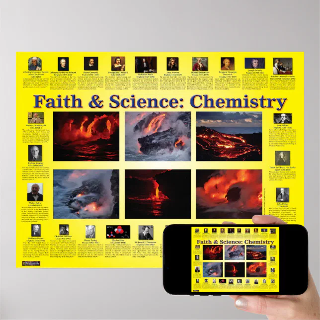 Faith and Science: Chemistry Poster | Zazzle