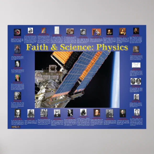 Faith and Science: Physics Poster | Zazzle