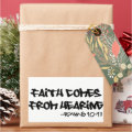 Faith Comes From Hearing Sticker Romans 10:17 | Zazzle