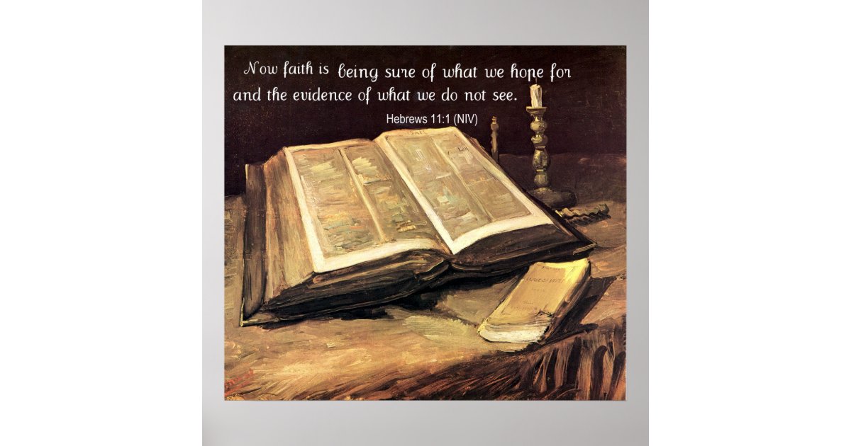 Faith_hebrews 11:1 poster | Zazzle