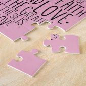 Faith Hope Love 1 Corinthians 13:13 Jigsaw Puzzle | Zazzle