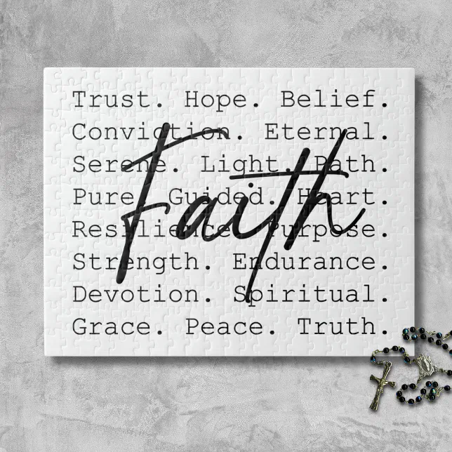 Faith Jigsaw Puzzle | Zazzle