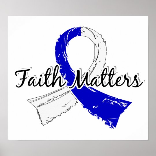 Faith Matters 5 ALS Poster | Zazzle.com