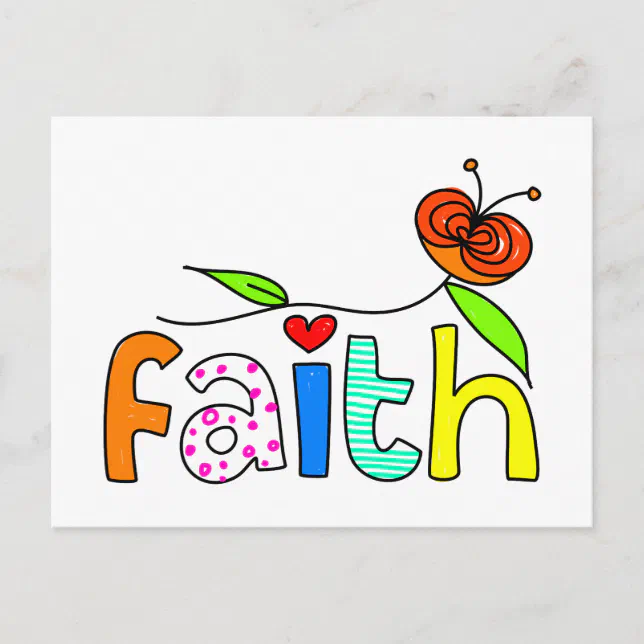 Faith Postcard | Zazzle