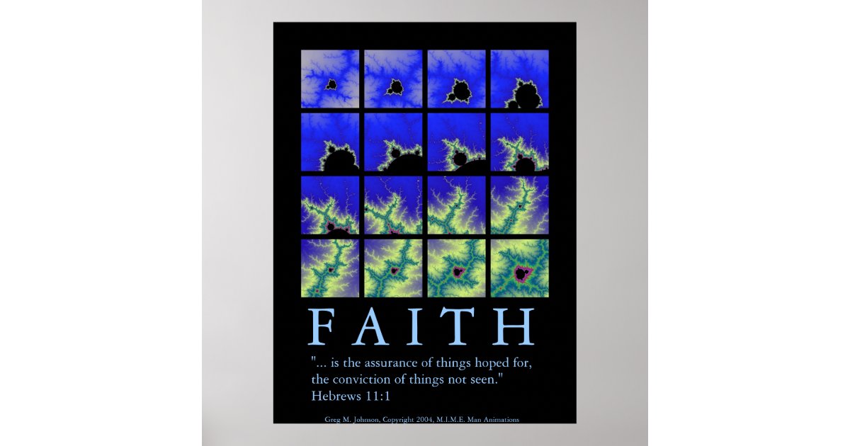 FAITH POSTER | Zazzle