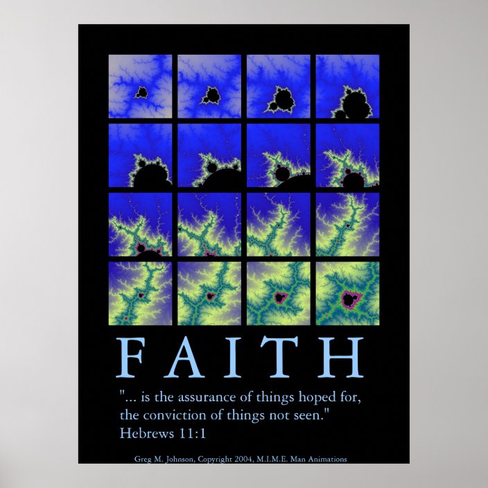 FAITH POSTER | Zazzle.com
