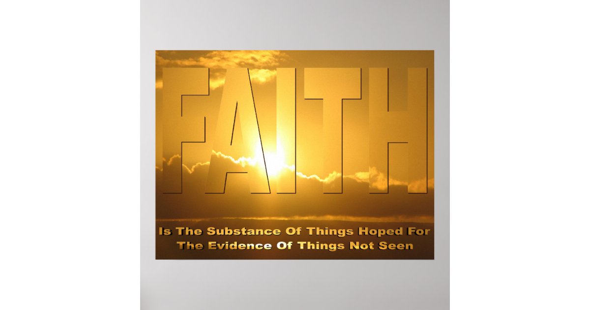 Faith Poster | Zazzle