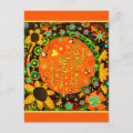 Faith Pretty Floral Bumblebee Irelyn Postcard | Zazzle