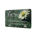 Faith Quote License Plate | Zazzle