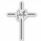 Faith Sticker | Zazzle