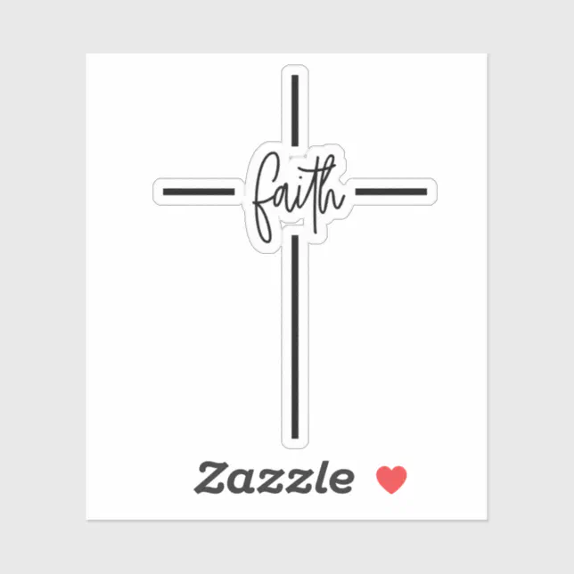 Faith Sticker | Zazzle