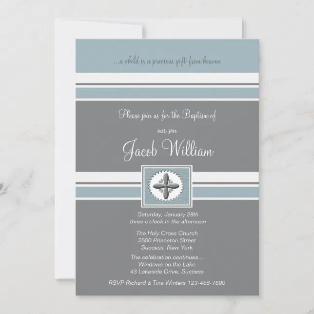 Faithful Religious Occasion Invitation | Zazzle