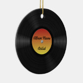 Fake Custom Vinyl Record Ceramic Ornament | Zazzle