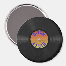 Fake Custom Vinyl Record Magnet | Zazzle