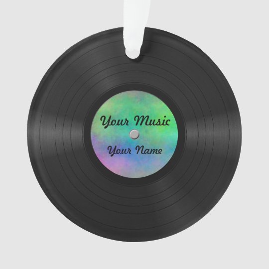 Fake Custom Vinyl Record Ornament | Zazzle.com