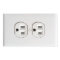 Fake Electrical Outlet Rectangular Sticker | Zazzle
