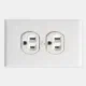 Fake Electrical Outlet Rectangular Sticker | Zazzle