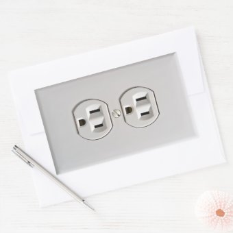 Fake Electrical Outlet Sticker Prank April Fools | Zazzle
