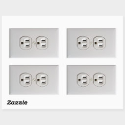 Fake Electrical Outlet Sticker Prank April Fools | Zazzle