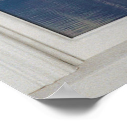 Fake Faux Window Illusion - Sunny Mountain View Poster | Zazzle