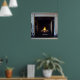 Fake fireplace poster | Zazzle