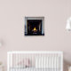 Fake fireplace poster | Zazzle