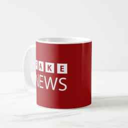 Fake News Logo Politically Incorrect Coffee Mug | Zazzle