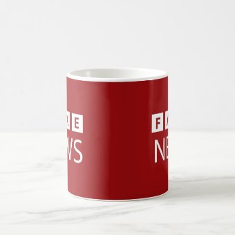 Fake News Logo Politically Incorrect Coffee Mug | Zazzle