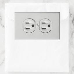 Fake Outlet Prank Sticker | Zazzle