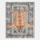 Fake Tiger Rug - Faux Tiger Rug Dark Blue Carpet | Zazzle