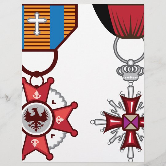 Fake vector Military Medals / orders | Zazzle.com
